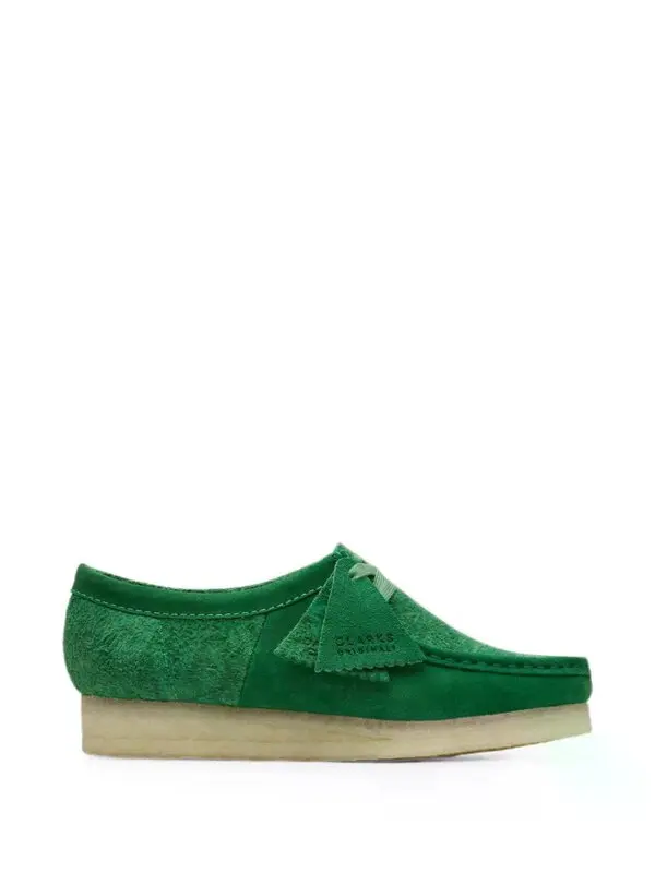 Clarks Daniëlle Cathari Wallabee Suede Derby Shoes - Green