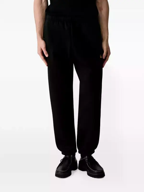 Carhartt Work In Progress Logo-embroidered Track Trousers - Black