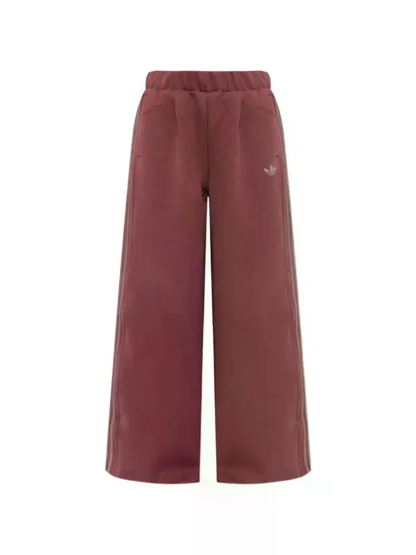 Adidas Sst 2.0 Logo-print Wide-leg Track Pants - Red