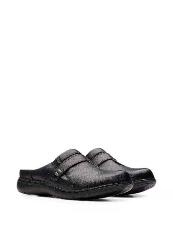 Clarks Un Loop Ease Leather Mules