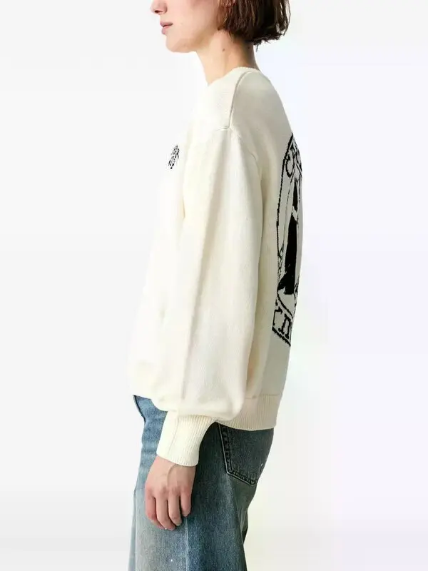 Carhartt Work In Progress Logo-intarsia Knitted Sweater