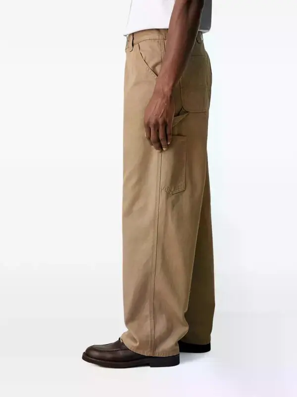 Carhartt Work In Progress Straight-leg Logo Patch Trousers