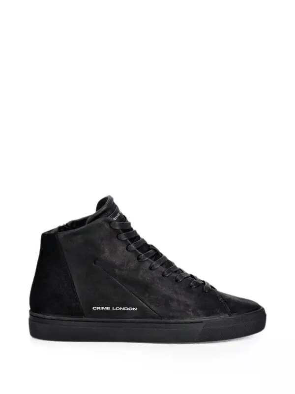 CRIME LONDON High-top Side-zip Sneakers