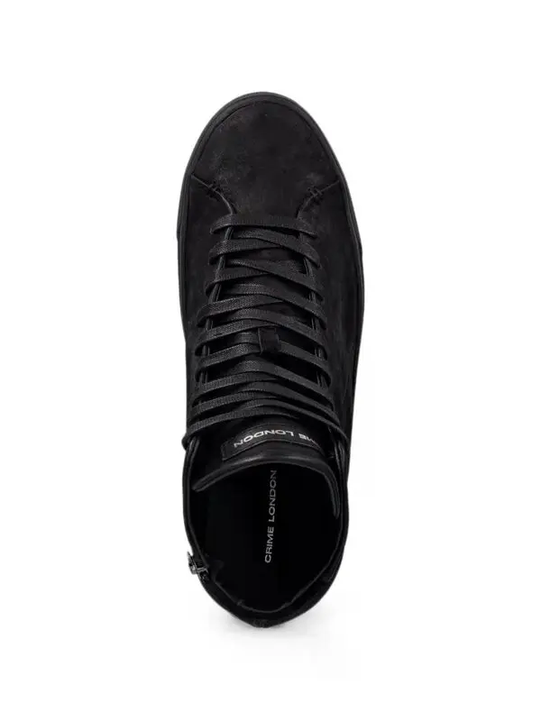 CRIME LONDON High-top Side-zip Sneakers