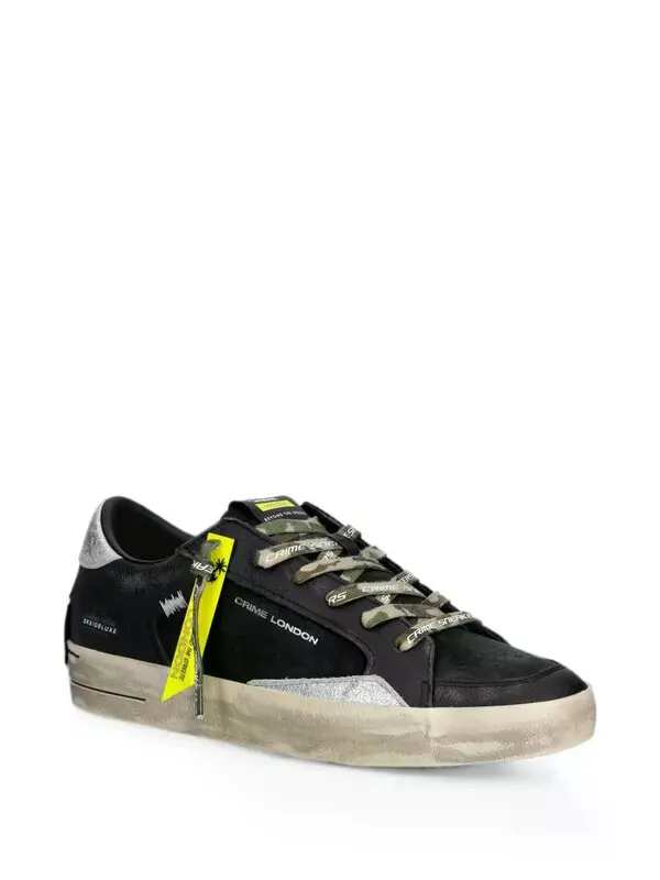 CRIME LONDON Sk8 Deluxe Sneakers - Black