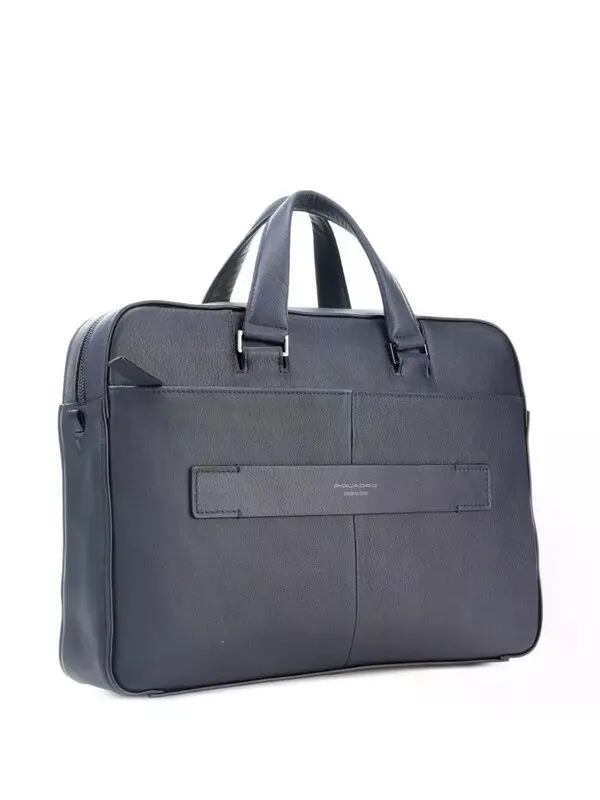 PIQUADRO David Grained-leather Briefcase