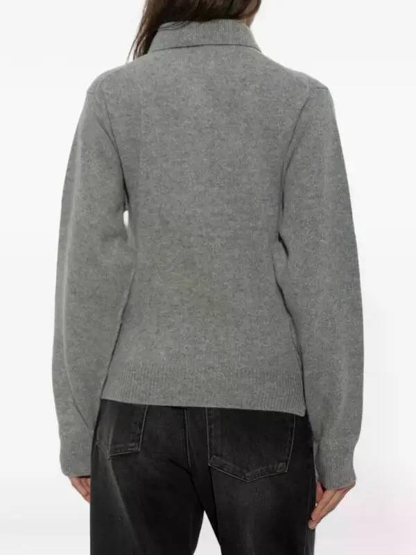 HAIKURE Button-fastening Polo Sweater