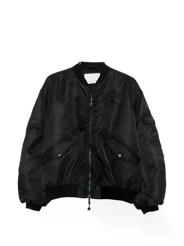Cecilie Bahnsen Bow-detail Ruched Jacket - Black