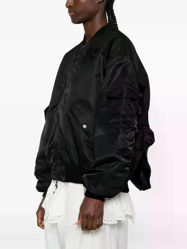 Cecilie Bahnsen Bow-detail Ruched Jacket