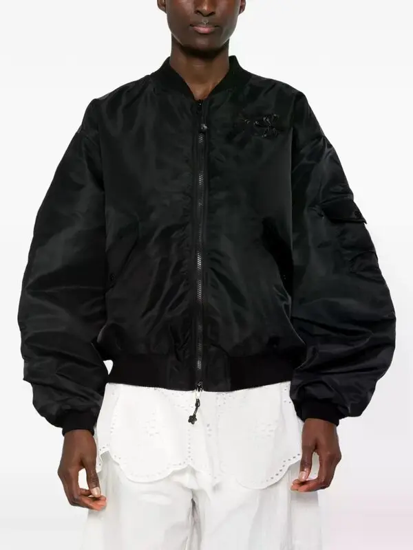 Cecilie Bahnsen Bow-detail Ruched Jacket