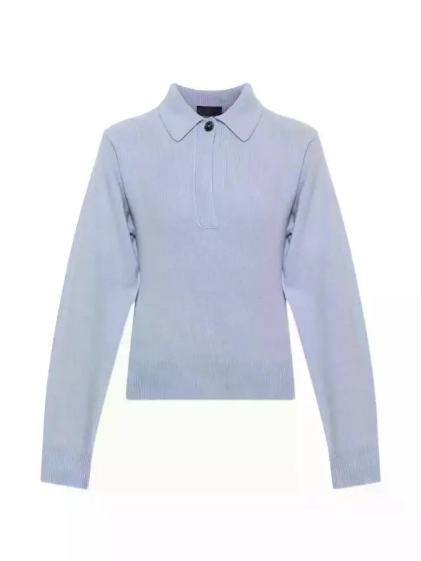 HAIKURE Button-collar Wool Sweater