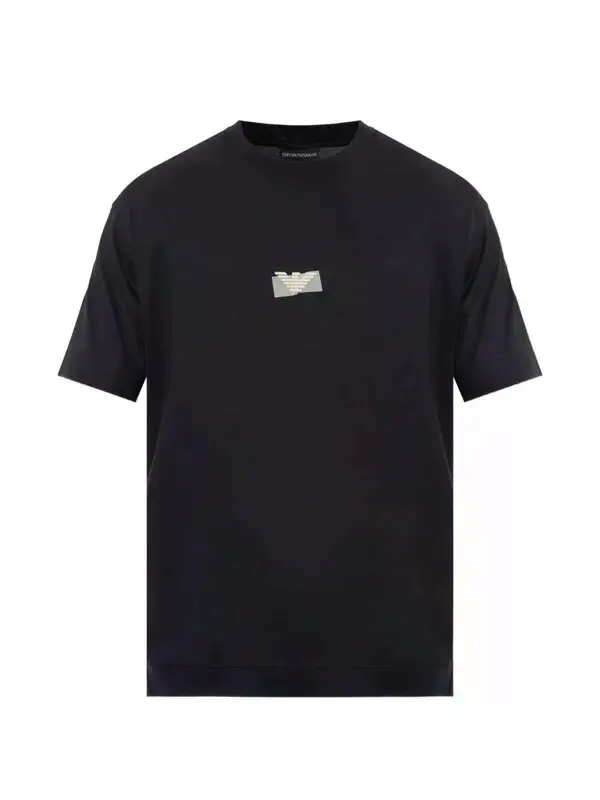Emporio Armani Logo-print Short-sleeve T-shirt - Blue