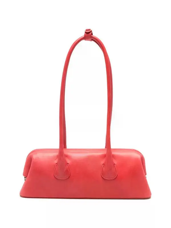 OSOI Mini Boat Leather Tote Bag - Red