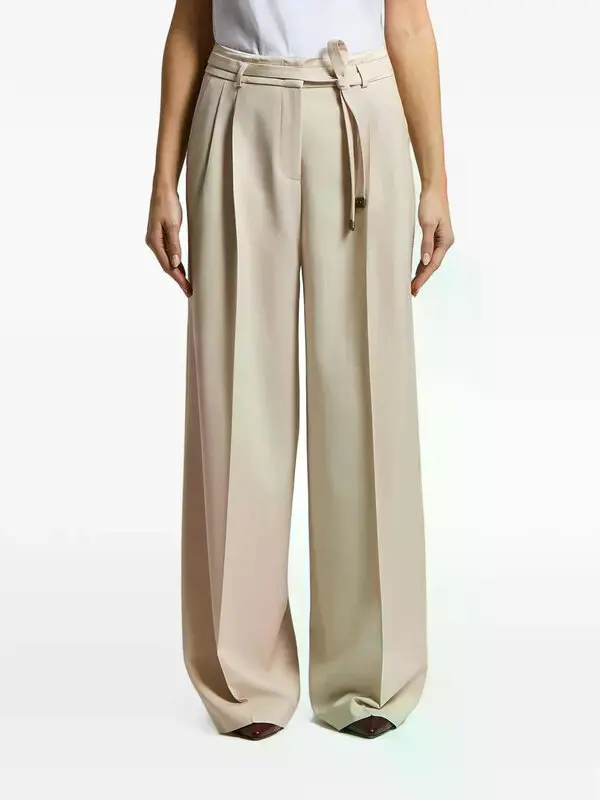 Peserico Pleated Wide-leg Trousers