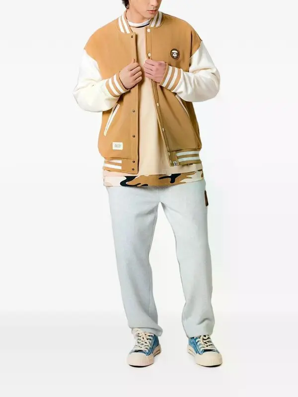 AAPE BY *A BATHING APE Moonface Varsity Jacket