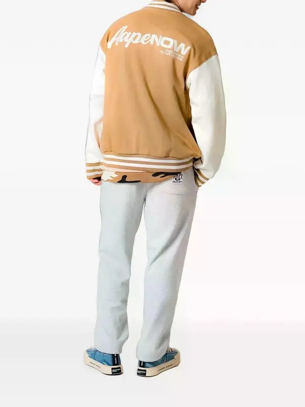 AAPE BY *A BATHING APE Moonface Varsity Jacket