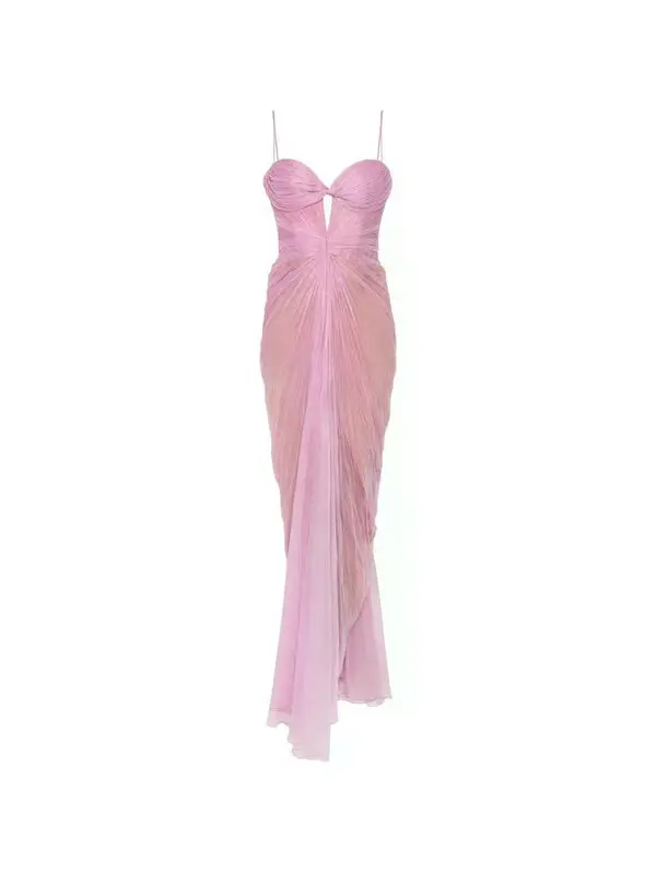 MARIA LUCIA HOHAN Tomina Ruched Maxi Dress - Pink