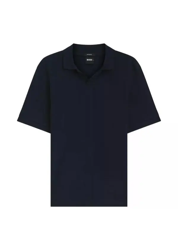 BOSS Jacquard-knit Polo Shirt