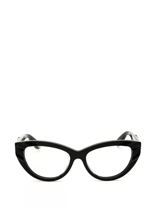 Roberto Cavalli Cat Eye Frame Eyeglasses - Black