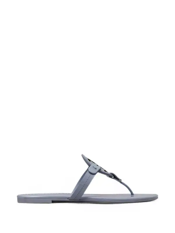 Tory Burch Miller Patent Sandals - Blue