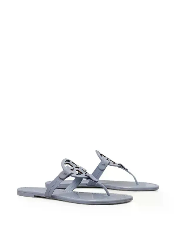 Tory Burch Miller Patent Sandals - Blue