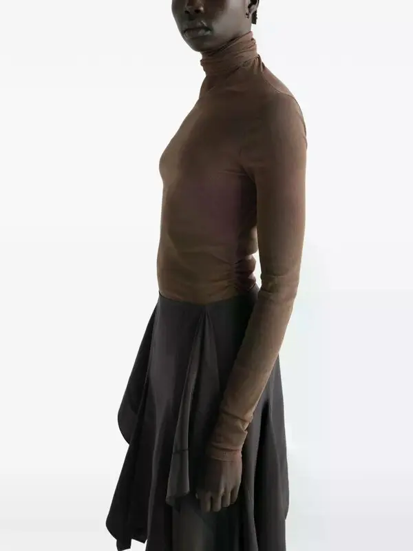 LEMAIRE Ballerina Scarf Top In Mesh Jersey