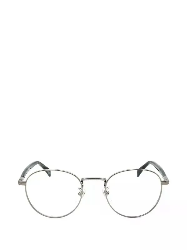 DB EYEWEAR BY DAVID BECKHAM Round Frame Eyeglasses - Silver
