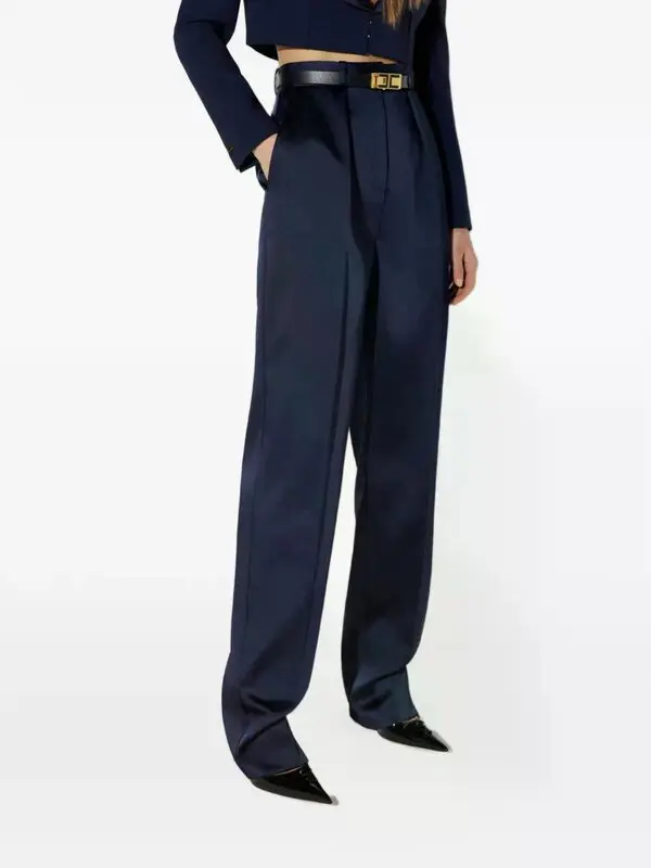 Elisabetta Franchi Stretch Satin Trousers