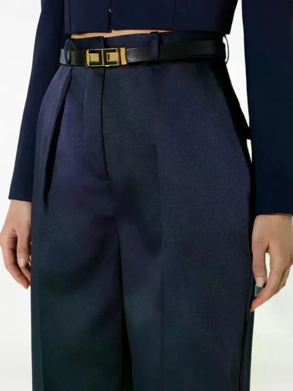 Elisabetta Franchi Stretch Satin Trousers