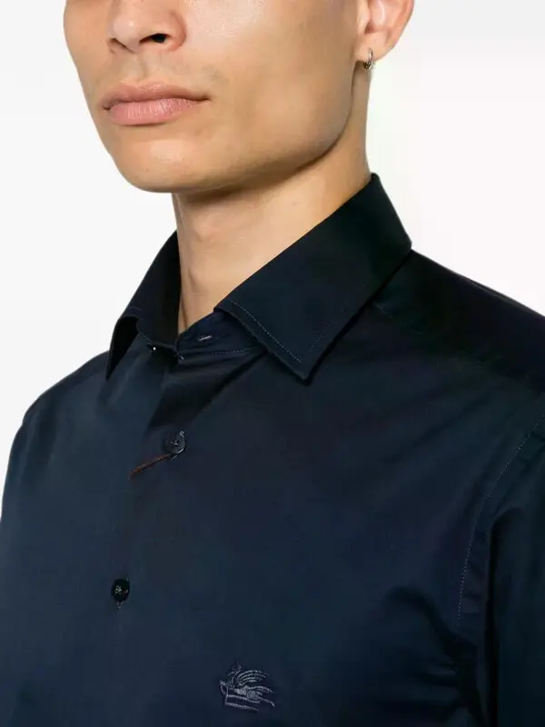 Etro Logo-embroidered Button-down Shirt