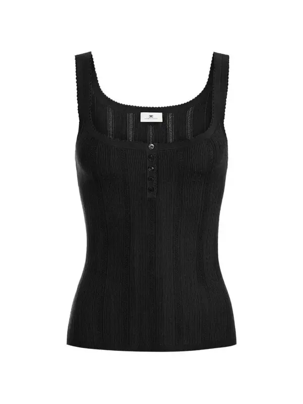 Elisabetta Franchi Knit Openwork Top