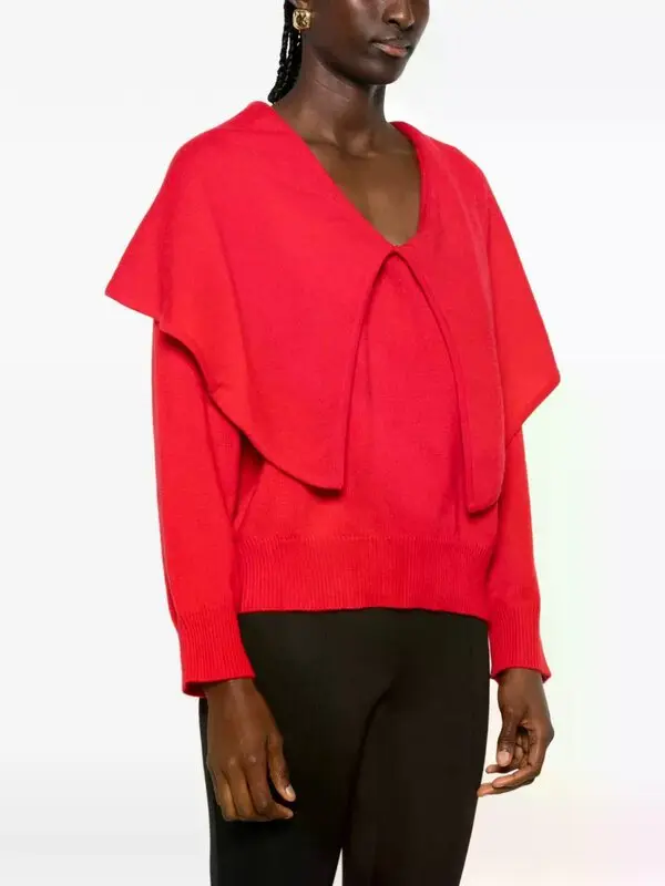 Tove Malia Draped-panel Sweater