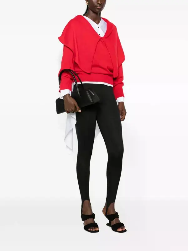 Tove Malia Draped Panel Sweater