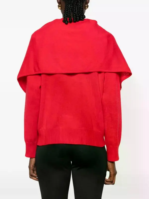 Tove Malia Draped Panel Sweater