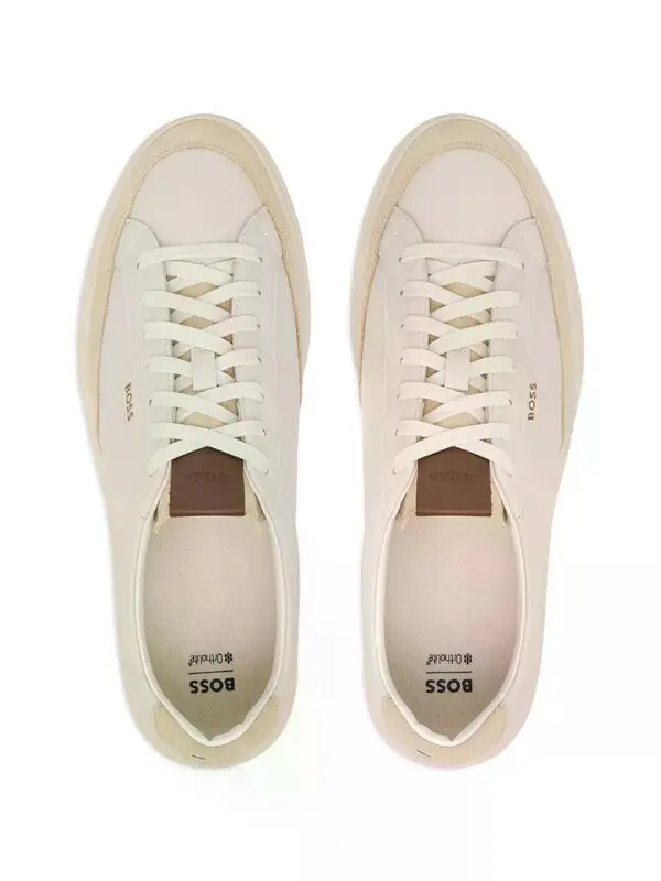 BOSS Logo-print Panelled Sneakers