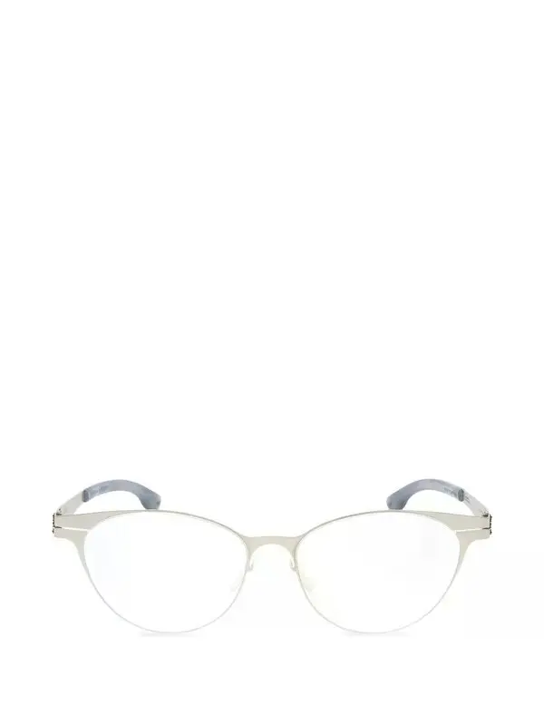 IC! BERLIN Bossa Nova Oval Frame Eyeglasses - Grey