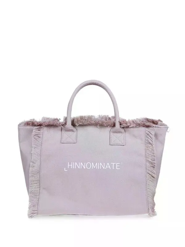 HINNOMINATE Large Fringe-trim Tote Bag - Pink