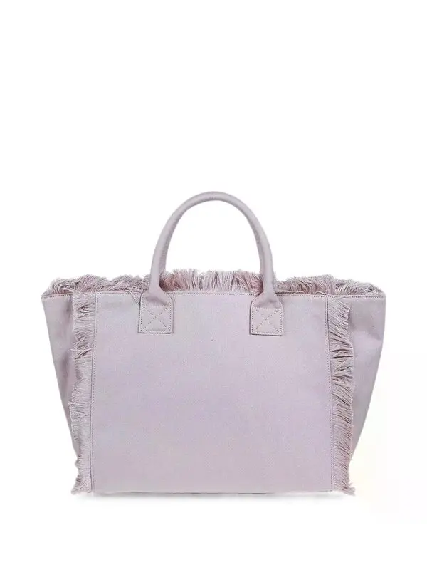 HINNOMINATE Large Tote Bag With Fringe Trim - Pink