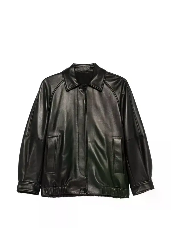 SALVATORE SANTORO Button-up Leather Jacket