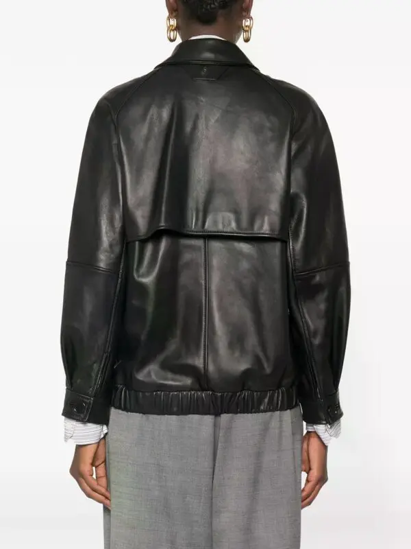 SALVATORE SANTORO Button-up Leather Jacket