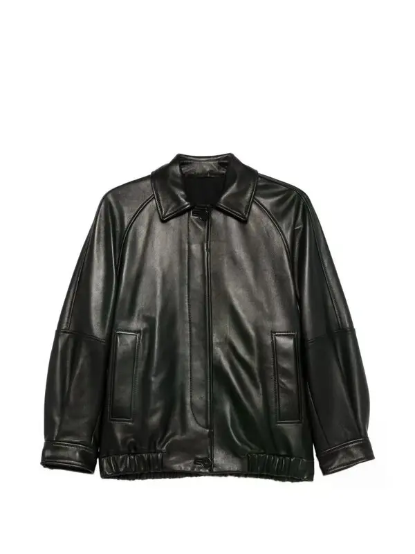 SALVATORE SANTORO Leather Jacket - Black