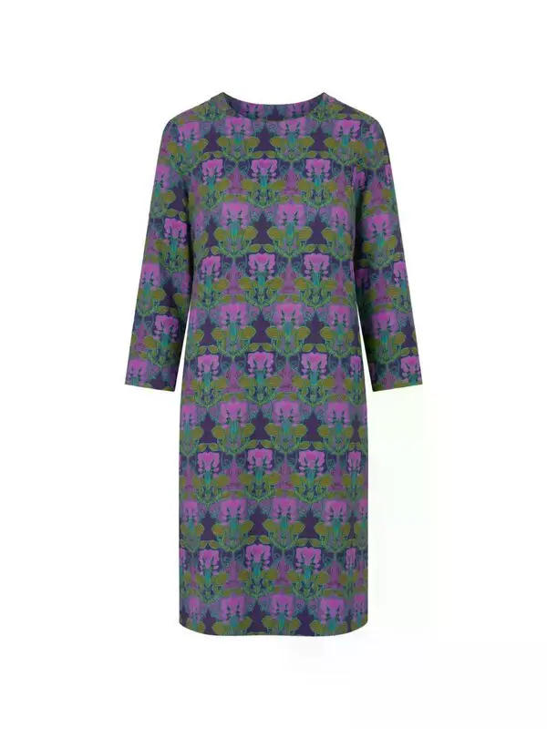 LAURA URBINATI Floral-print Shift Mini Dress