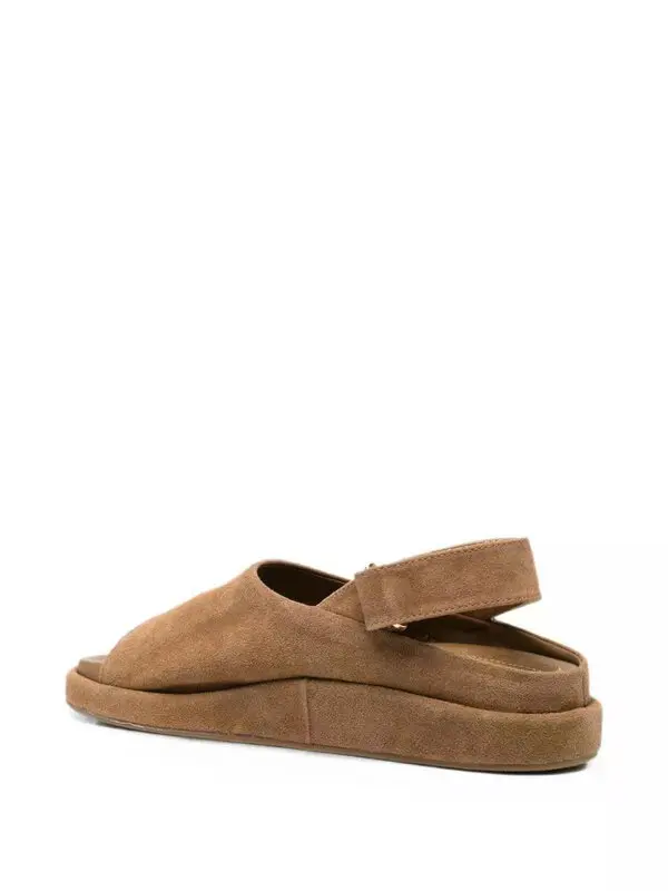 SERGIO MORETTI FIRENZE Button-detail Slingback Sandals