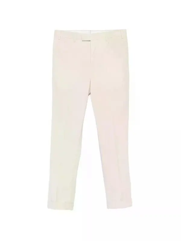 PT TORINO Corduroy Textured Straight-leg Trousers - Neutrals