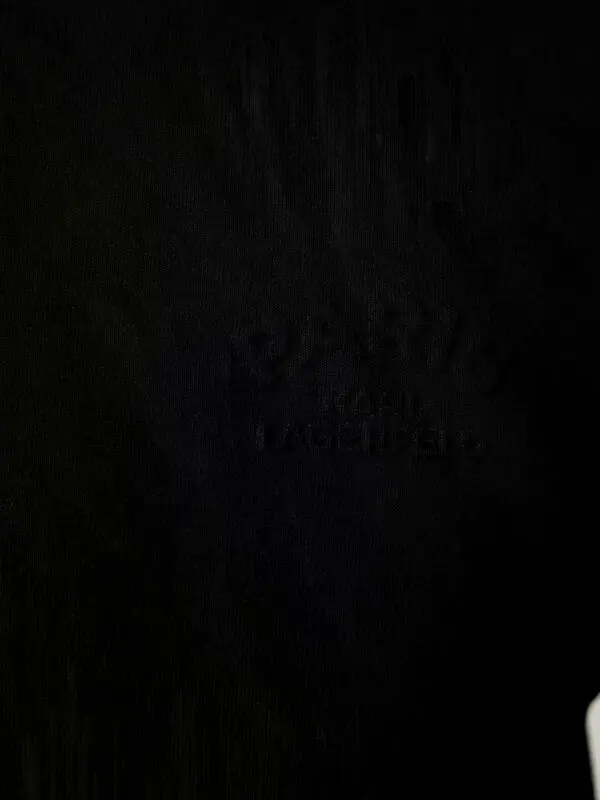 Karl Lagerfeld Logo-embroidered Ribbed-trim T-shirt