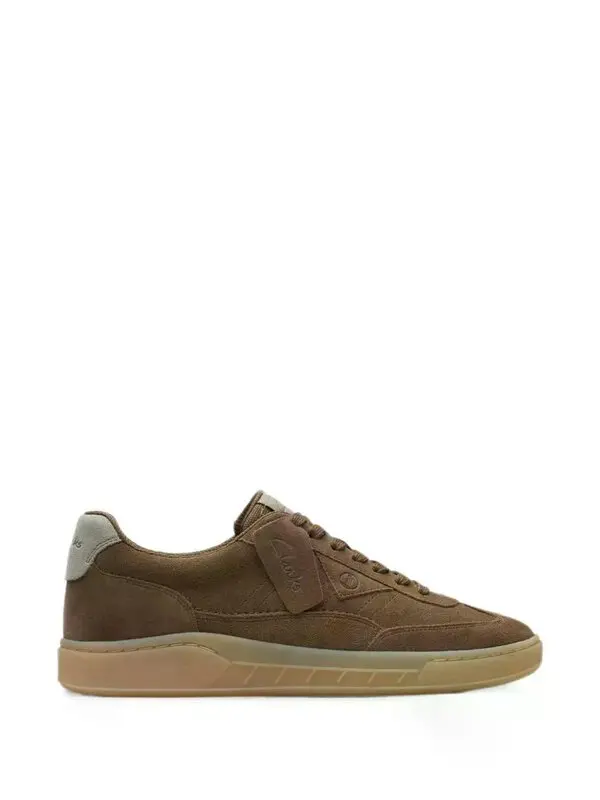 Clarks Craftrally Ace Suede Sneakers - Green