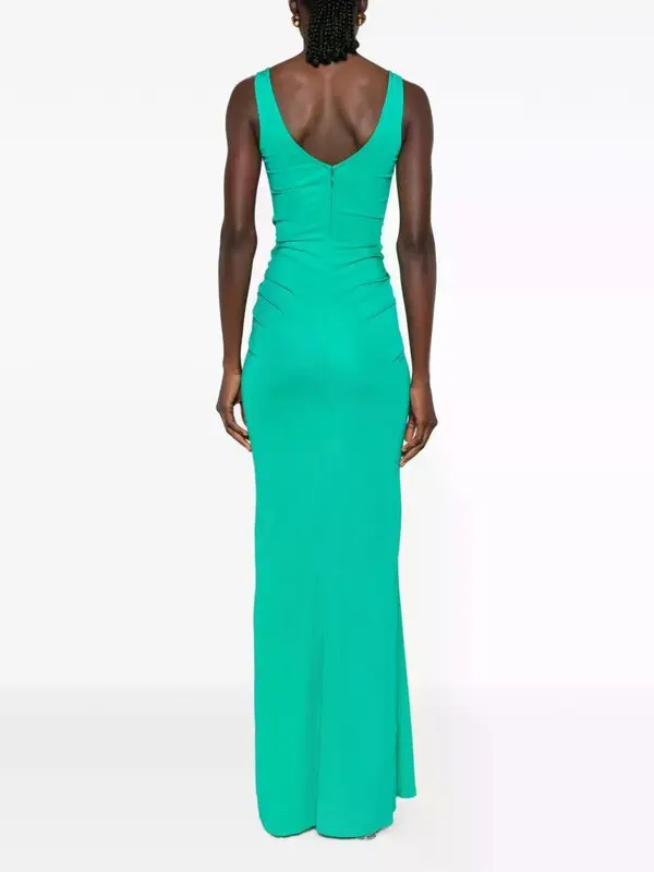 Christopher Esber Draped Maxi Dress - Green