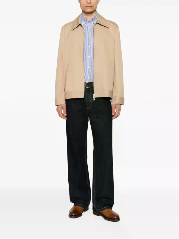 Etro Striped Logo-embroidered Shirt