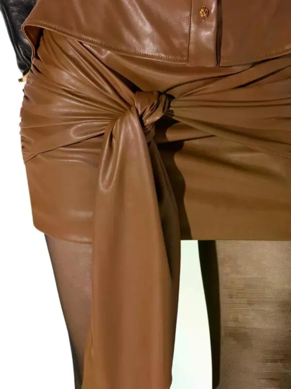 Elisabetta Franchi Miniskirt With Sash Belt