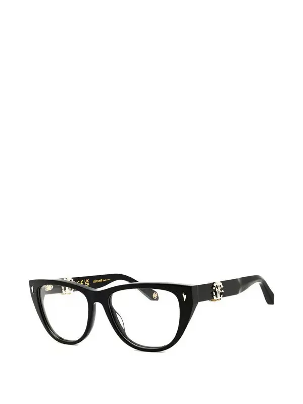 Roberto Cavalli Round Frame Eyeglasses - Black